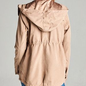 Active Basic | Jackets & Coats | Peach Skin Hooded Jacket | Poshmark